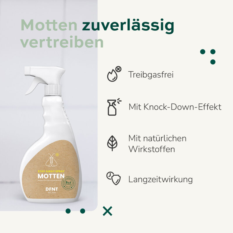 Motten bekämpfen - Anti-Motten Spray online kaufen - DFNT