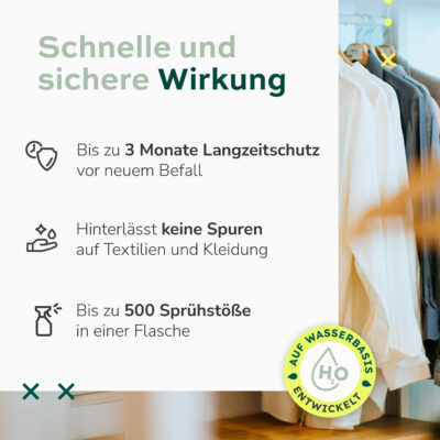 Motten bekämpfen - Anti-Motten Spray online kaufen - DFNT