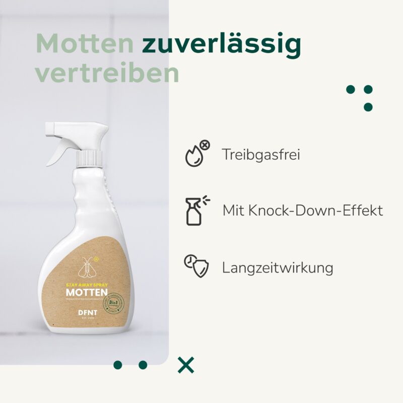 Motten bekämpfen - Anti-Motten Spray online kaufen - DFNT
